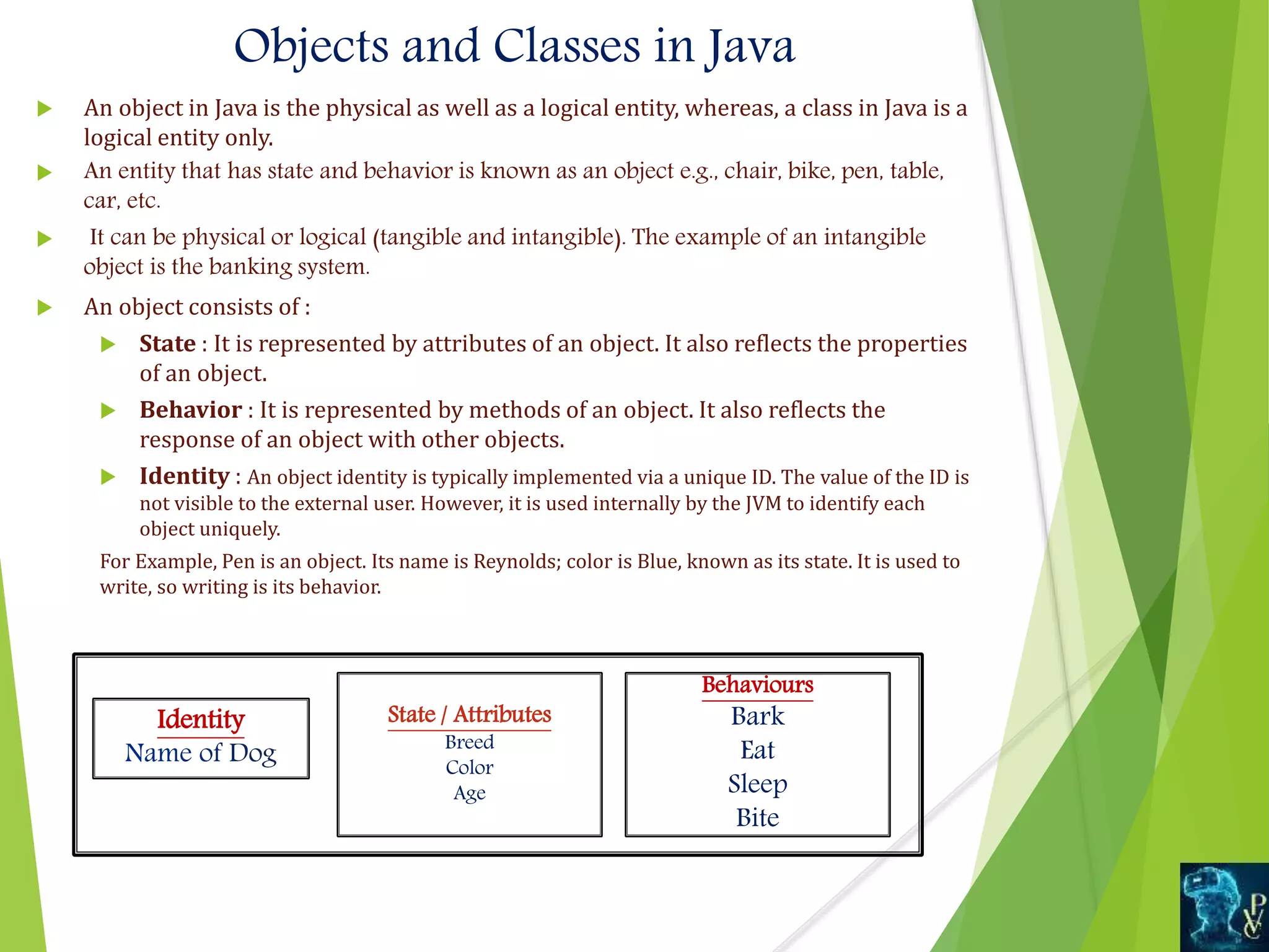Classes Objects In Java Ppt