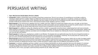 Exploring Dinosaurs, Persuasive Pet Adoption, and Environmental Actions ...
