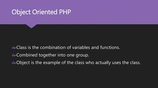 Classes and objects | PPTX