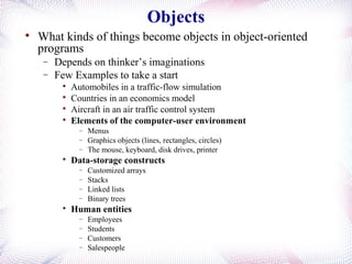 Classes and objects | PPT