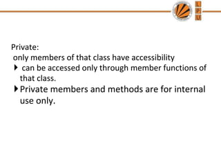 Classes and objects | PPT | Programming Languages | Computing