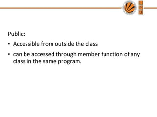 Classes and objects | PPT | Programming Languages | Computing