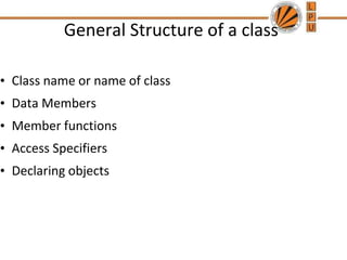 Classes and objects | PPT | Programming Languages | Computing