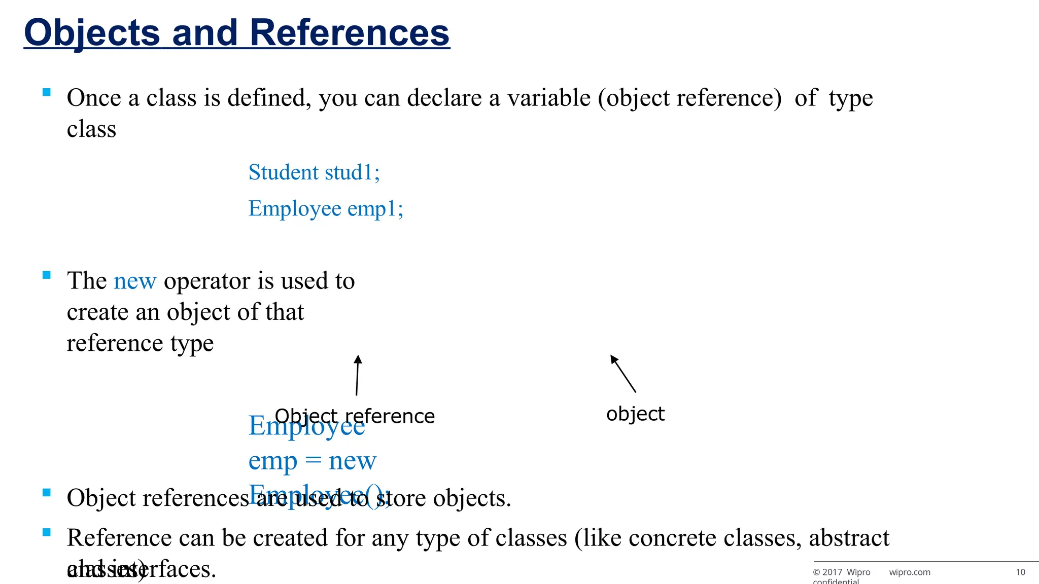 Classes And Objects Pptxclasses And Objects Pptx