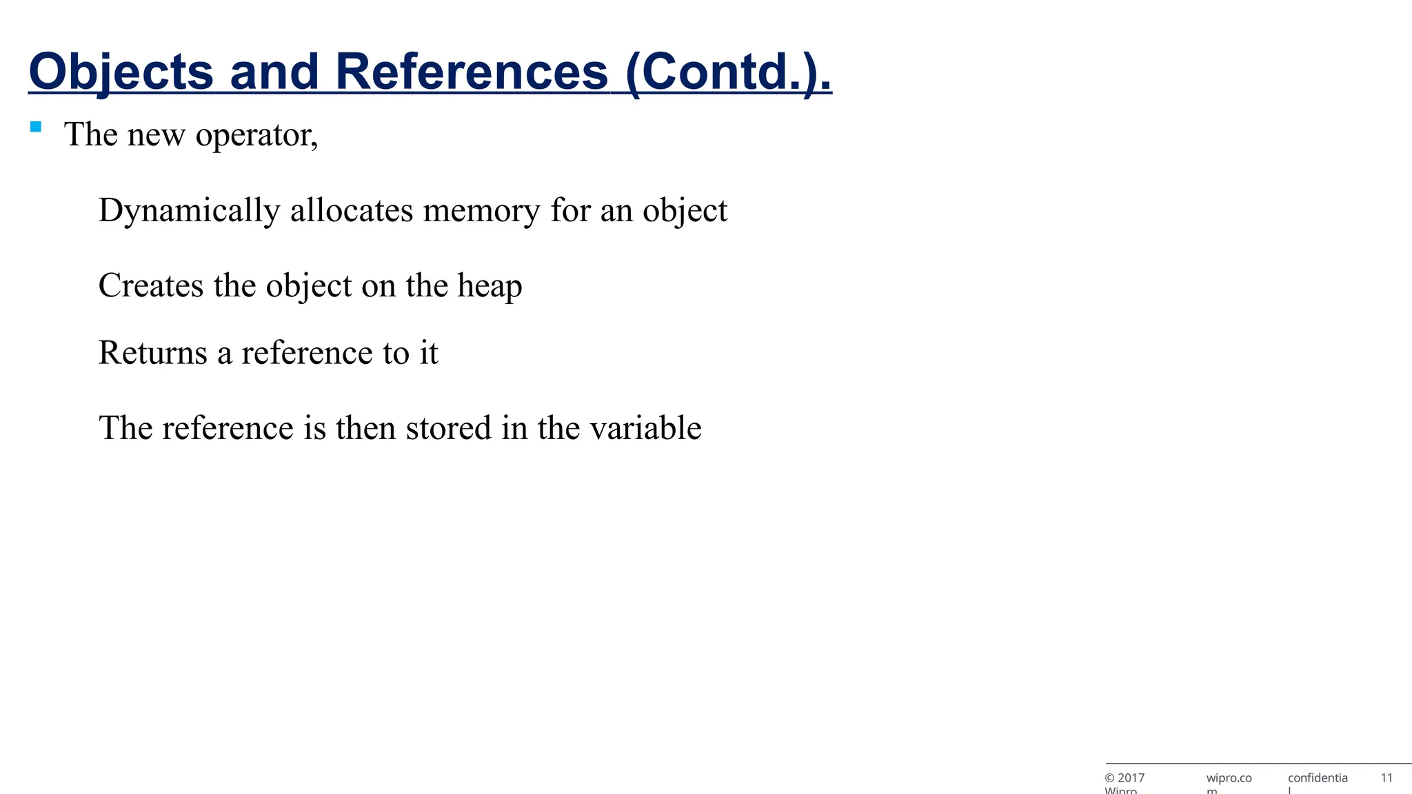 Classes And Objects Pptxclasses And Objects Pptx