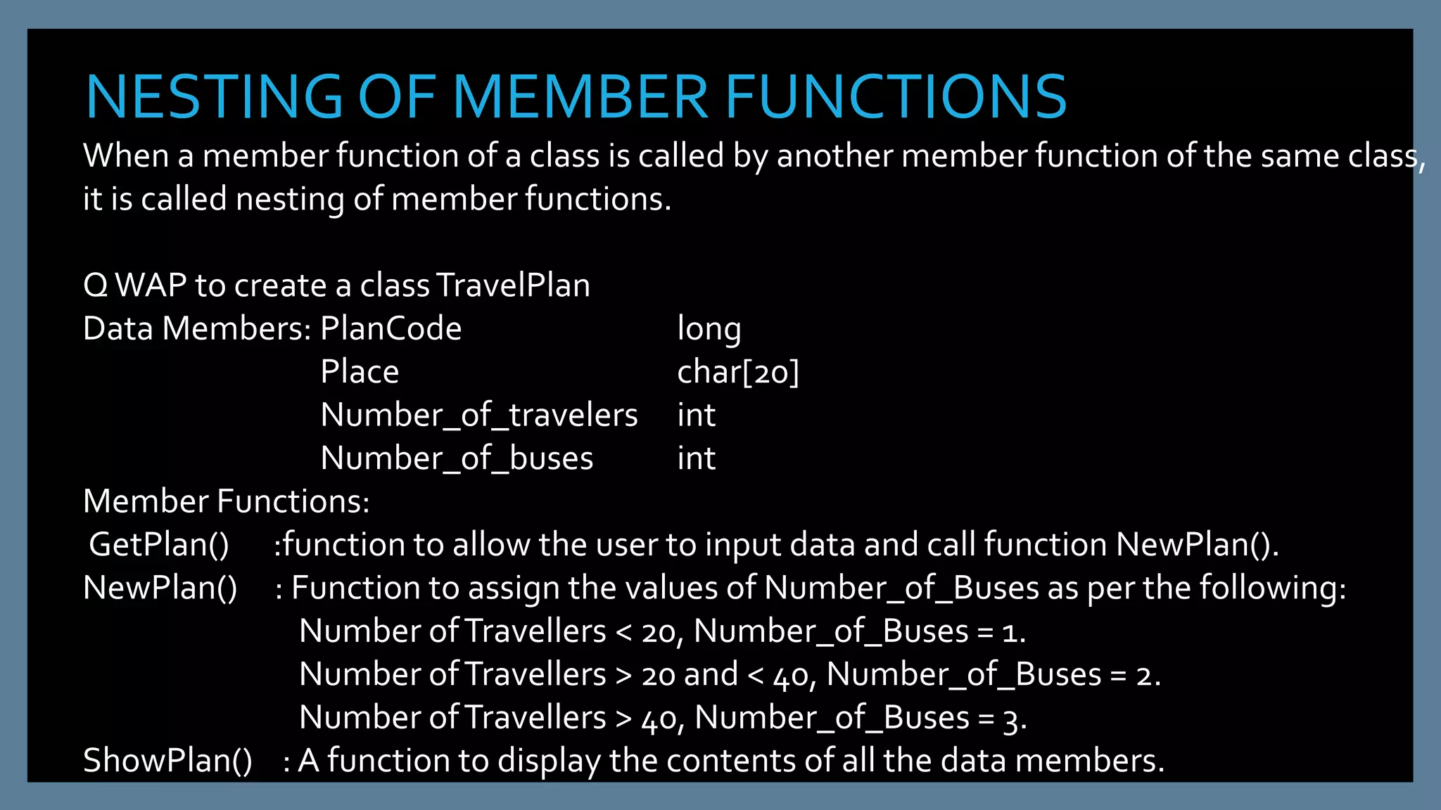 Classes and objects1 | PPTX