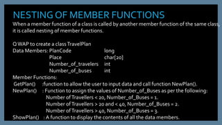 Classes and objects1 | PPTX | Programming Languages | Computing