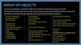 Classes and objects1 | PPTX | Programming Languages | Computing