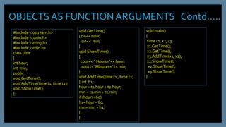 Classes and objects1 | PPTX | Programming Languages | Computing