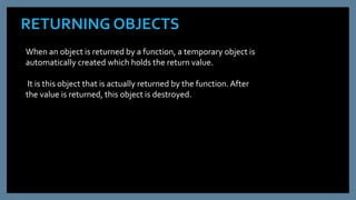 Classes and objects1 | PPTX | Programming Languages | Computing
