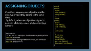 Classes and objects1 | PPTX | Programming Languages | Computing