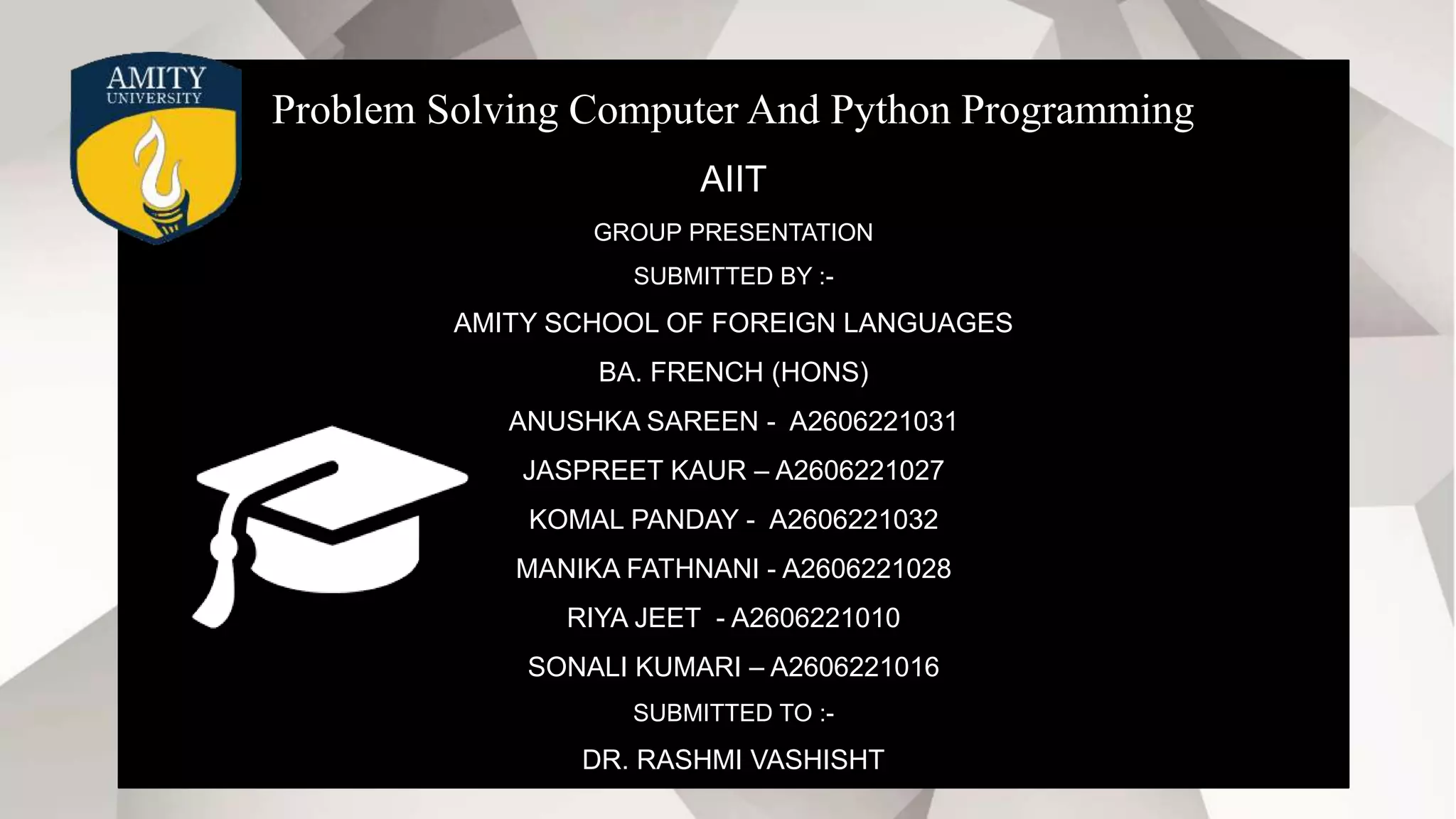 Classes and objects | PPT