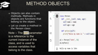 Classes and objects | PPT