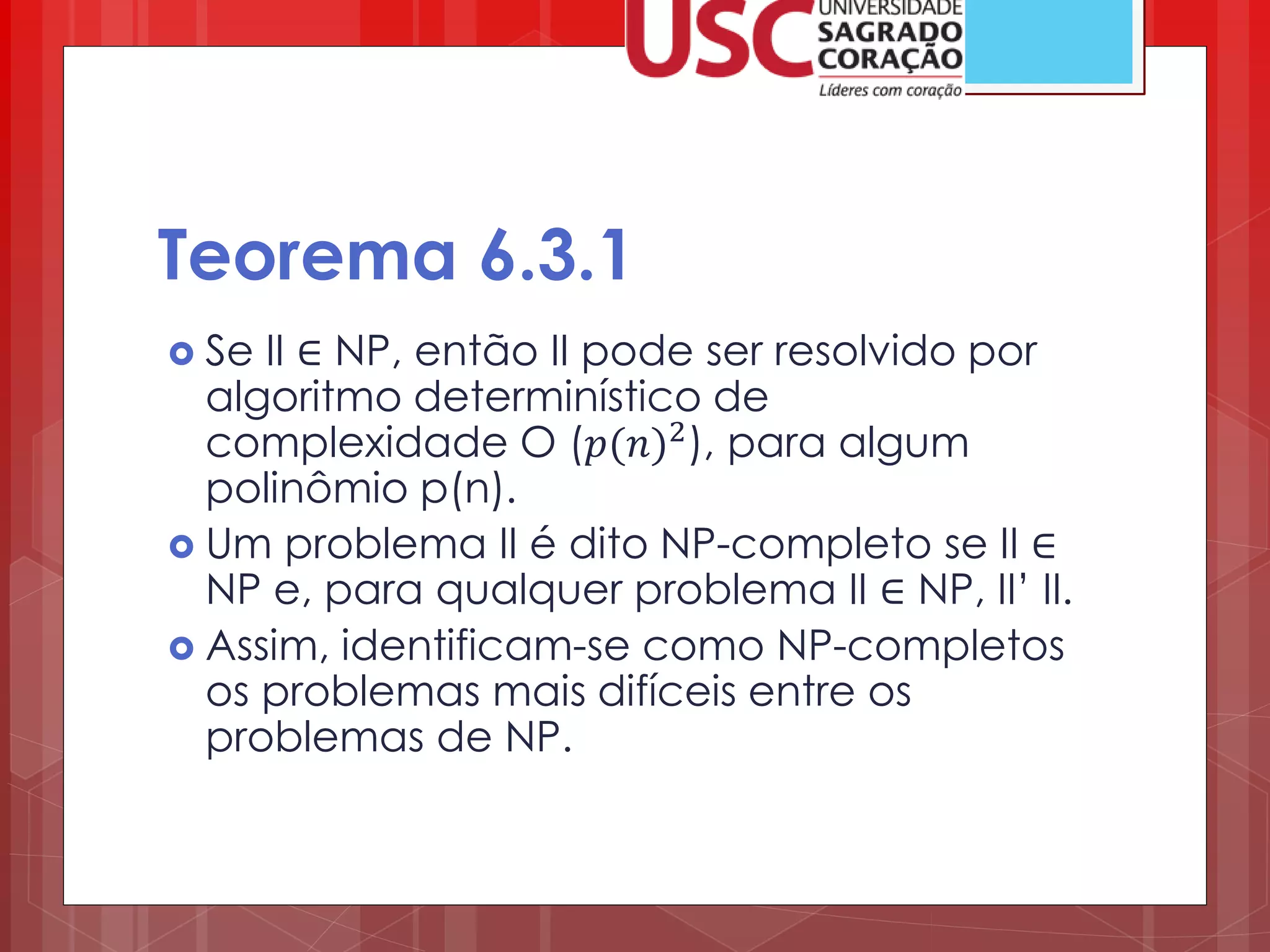 Classes de problemas p, np,np completo e np-difícil | PDF