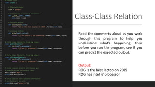 Classes and object | PPT