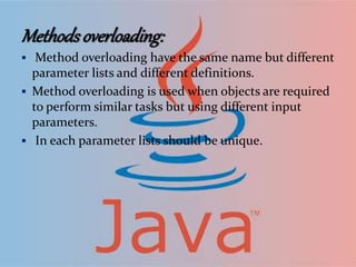 Classes,object and methods jav | PPTX