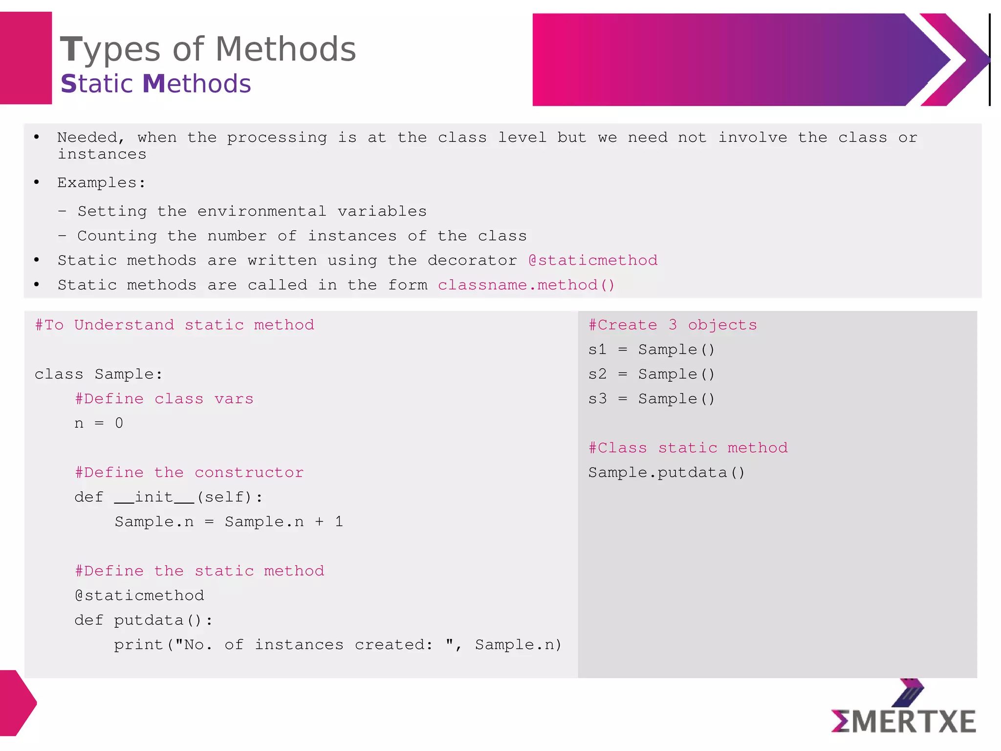 Python Programming Classes Objects Ppt