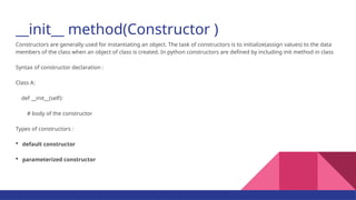 Classes and Objects _ | PPT