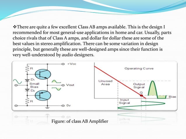 Classes of amplifier | PPTX