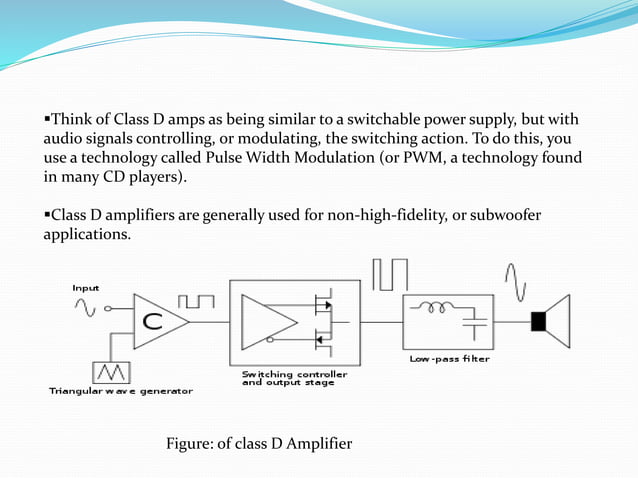 Classes of amplifier | PPTX