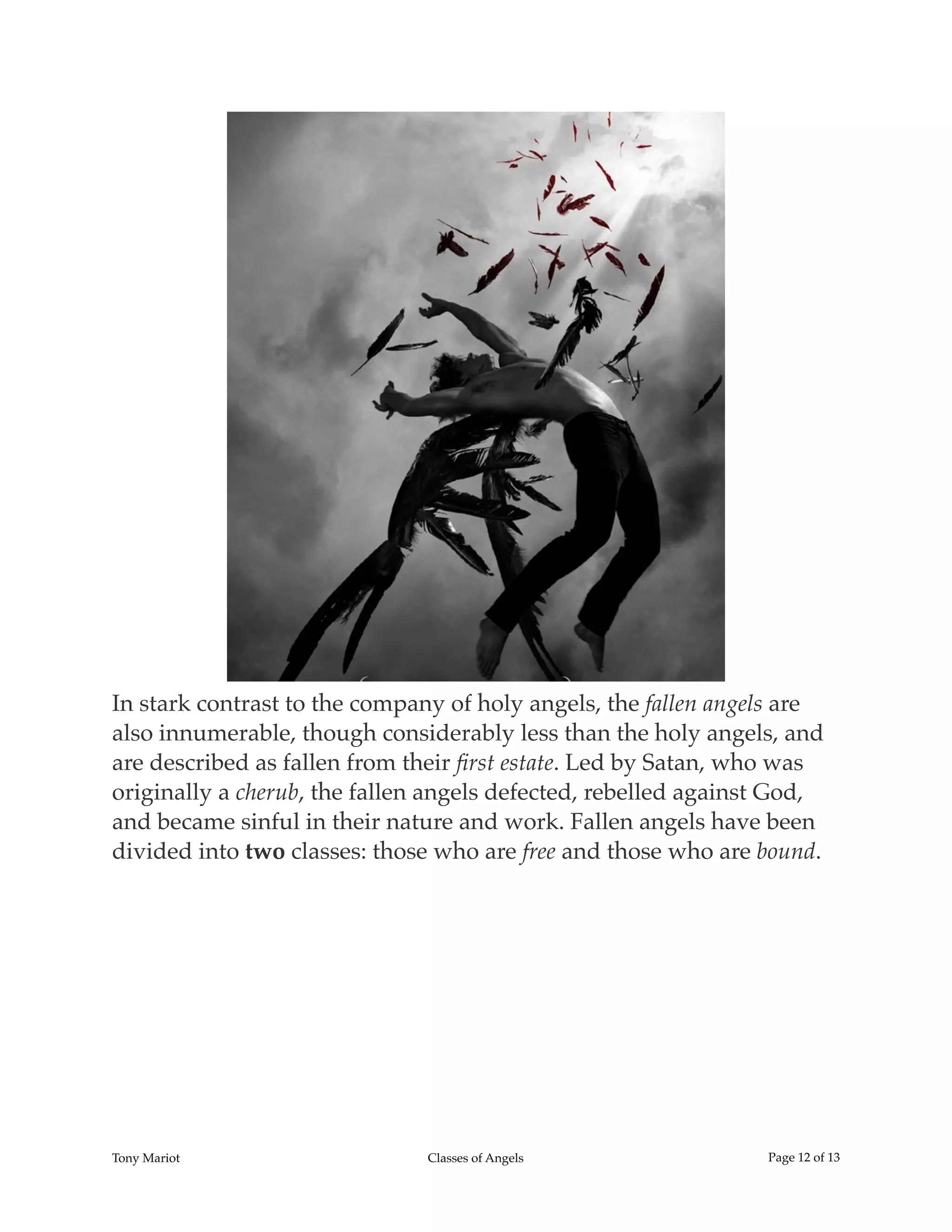 Classes of Angels | PDF