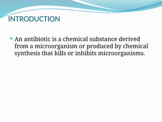 CLASSES OF ANTIBIOTICS AND THEIR MECHANISMS OF ACTION.pptx