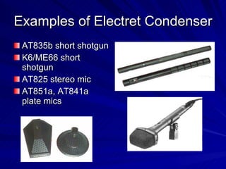 Classes Of Microphones | PPT