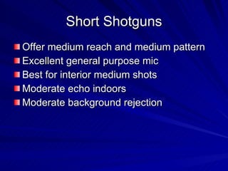 Classes Of Microphones | PPT