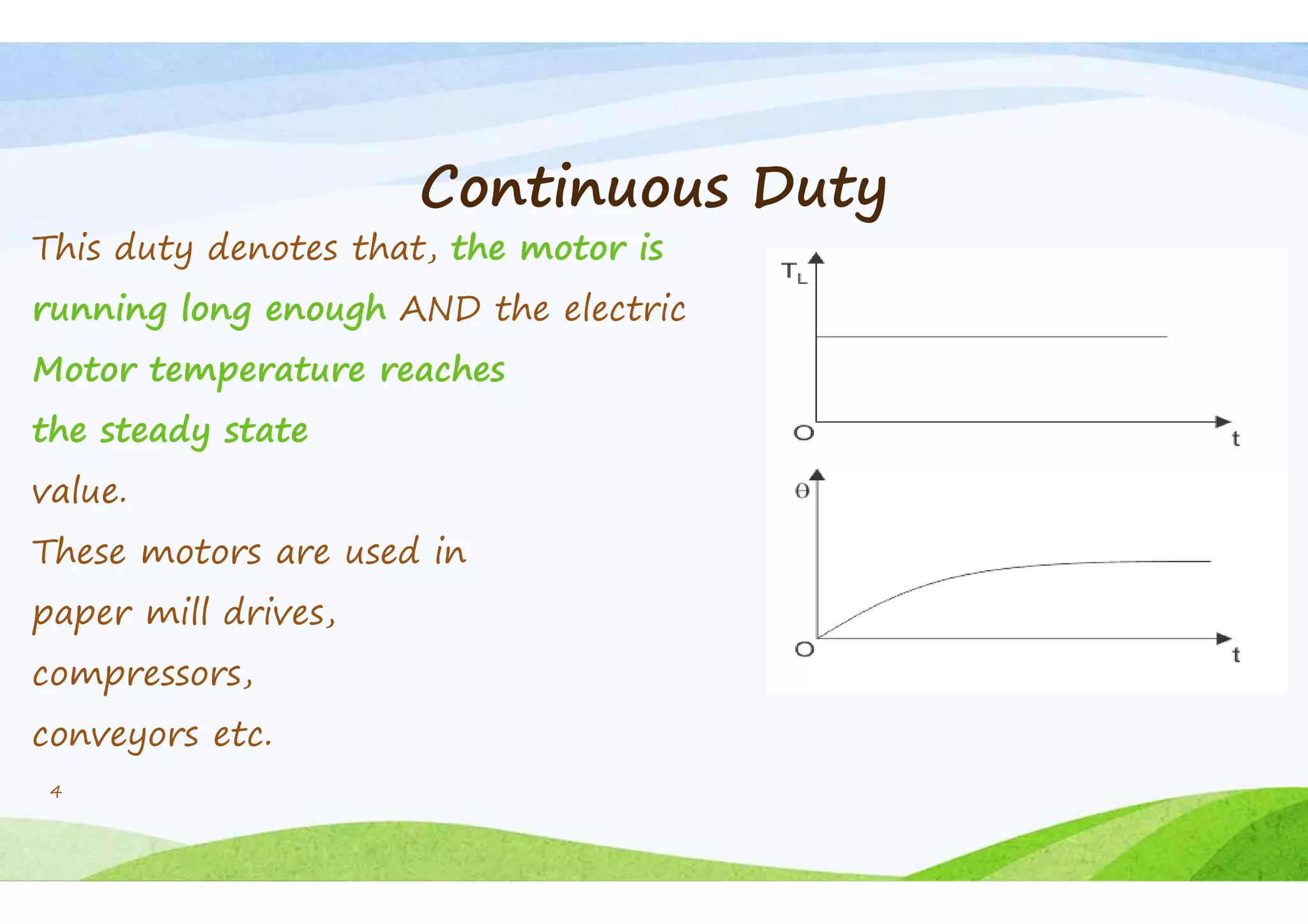 Classes of motor duty | PDF