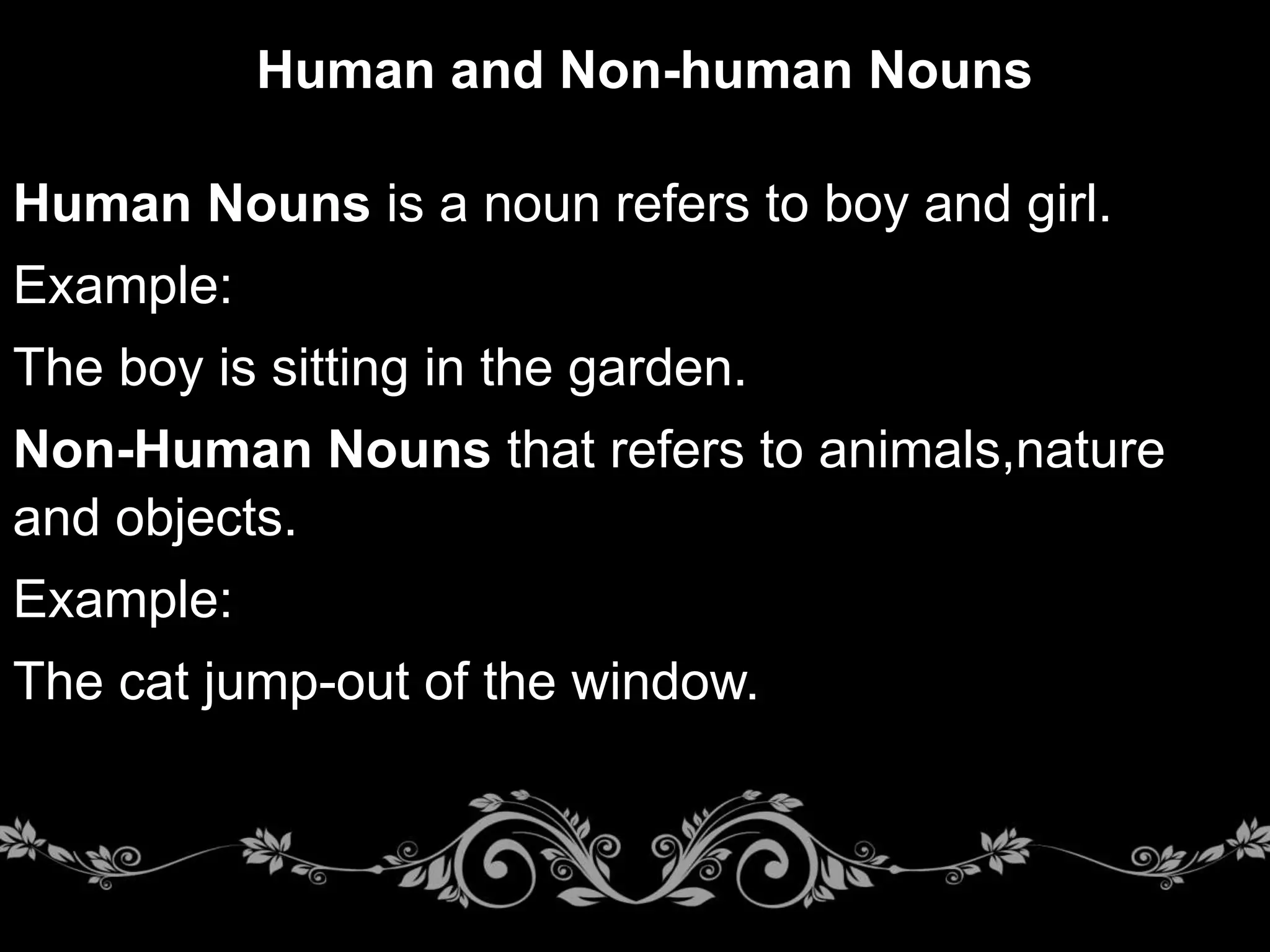 Classes of Nouns, subcategorization, Restriction in English | PPTX