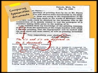Classes of questioned documents | PPTX