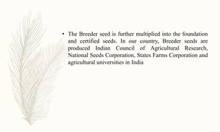 Classes of seeds | PPT