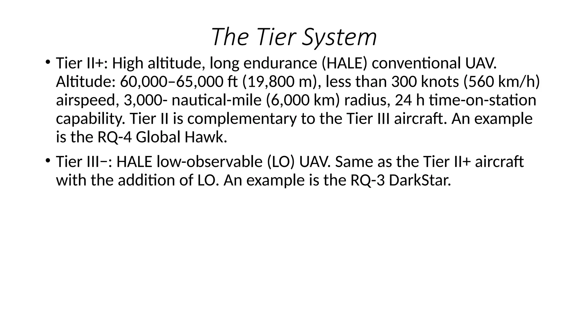 Classes of Unmanned Aerial vehicles and Systems.pptx