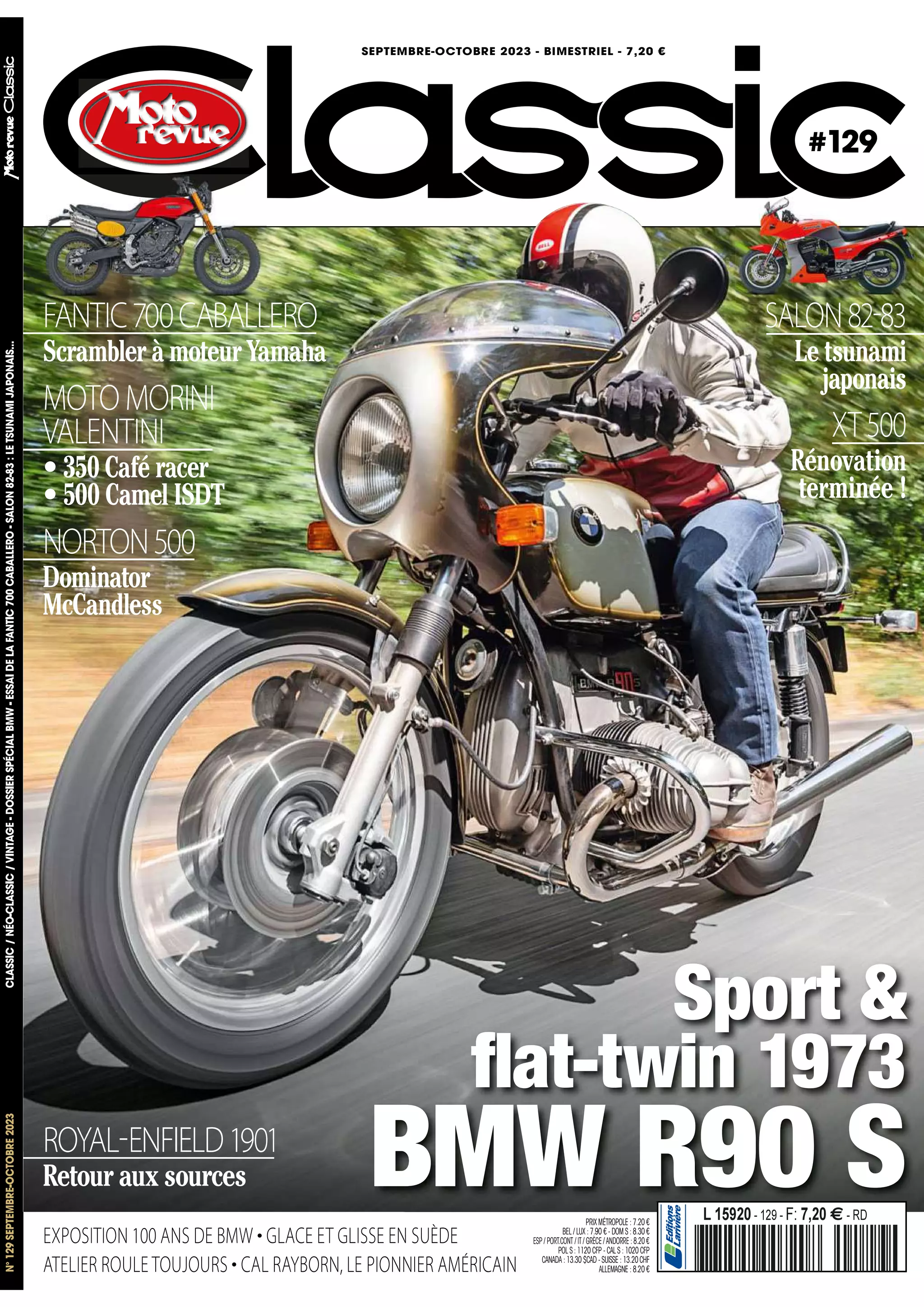 Moto Revue Classic Sept/Oct 2023 - P1/2 BMW R90S : LA SPORTIVE D’ÉMILE ...
