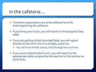 Class expectations | PPTX