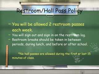 Class Expectations & Procedures | PPT