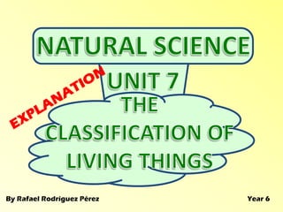 Class explanation - The Classification of Living Things | PDF