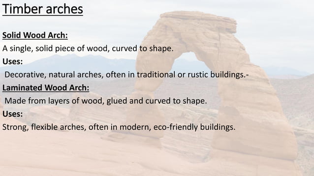 classfication of arches according to shape | PPT