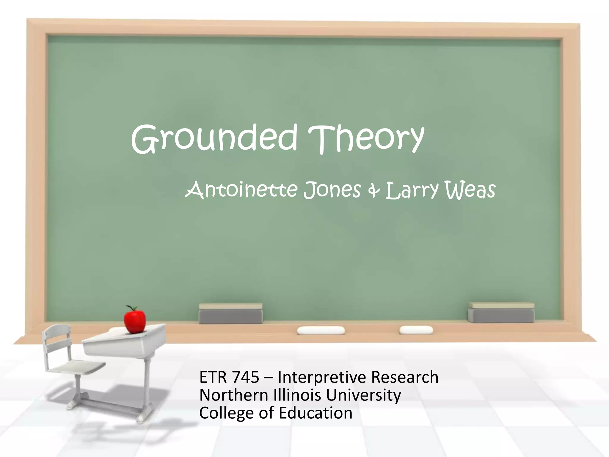 Grounded Theory Presentation | PPTX