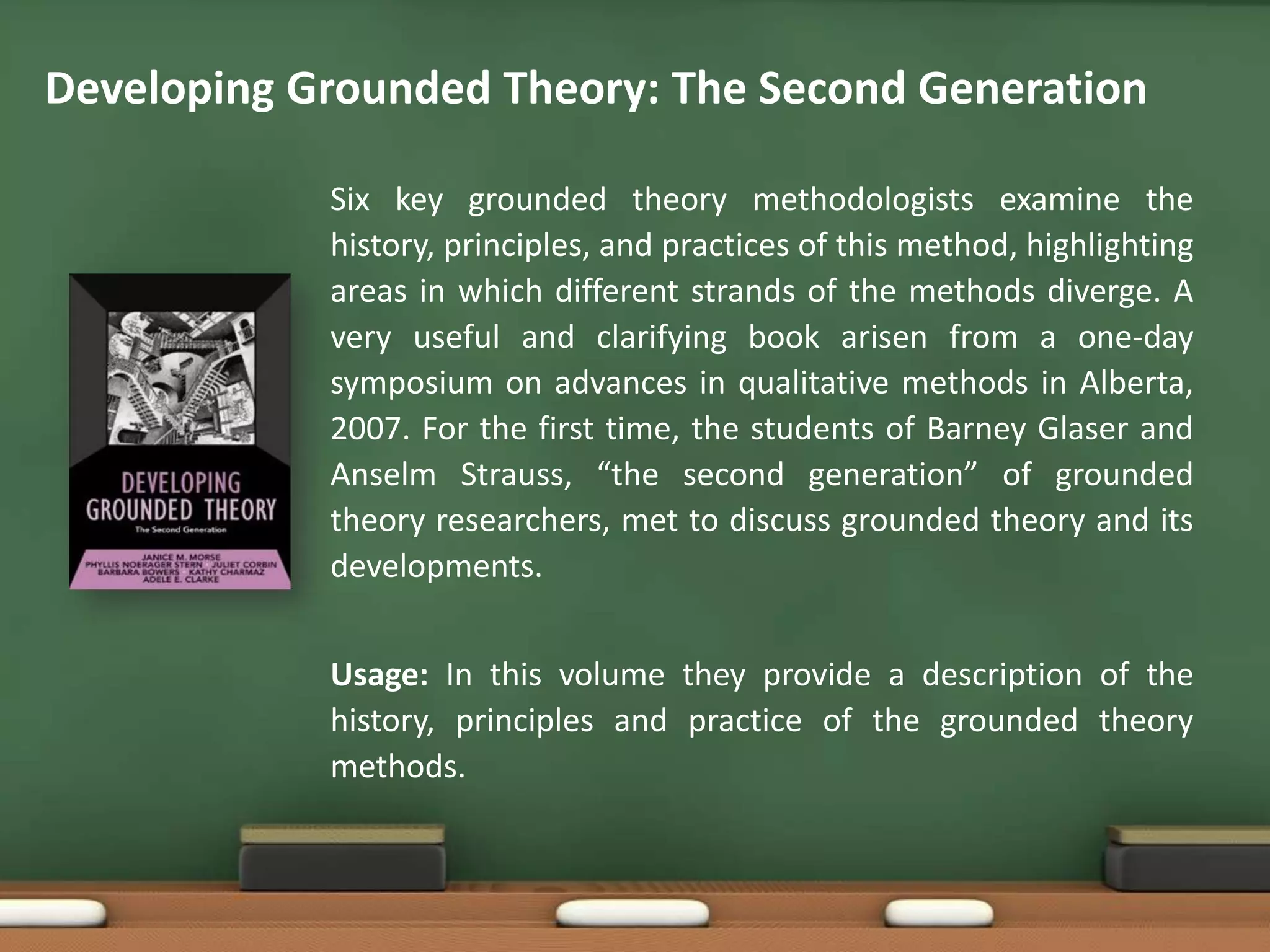Grounded Theory Presentation | PPTX