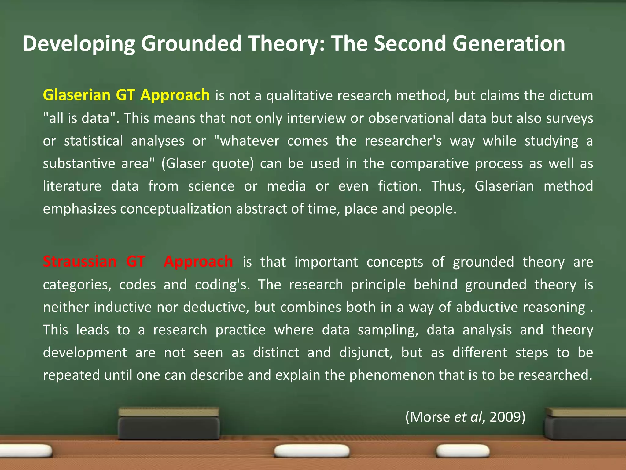 Grounded Theory Presentation | PPTX