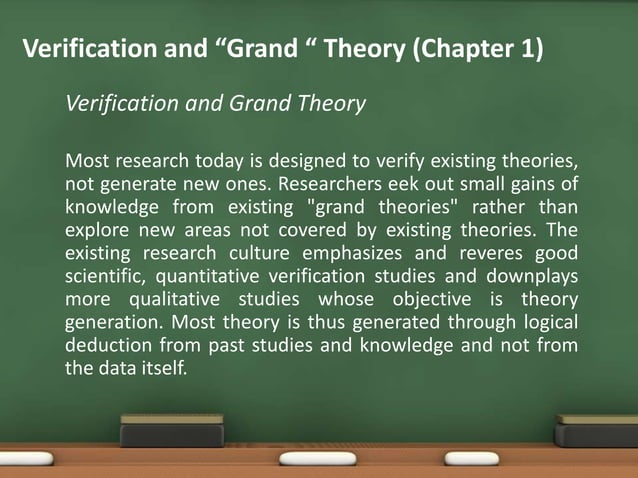 Grounded Theory Presentation | PPTX | Science