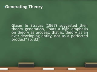 Grounded Theory Presentation | PPTX