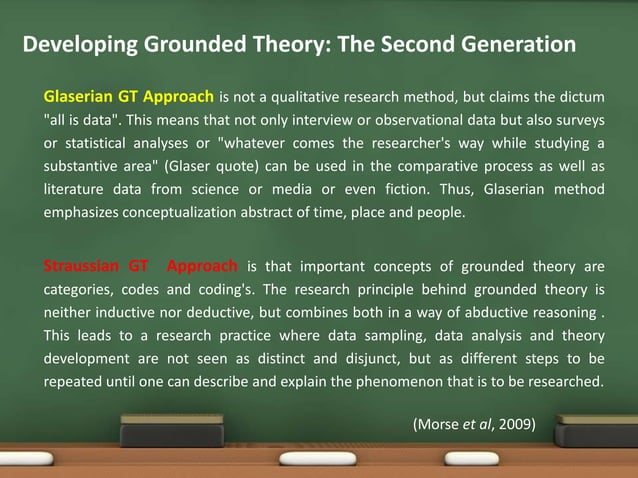 Grounded Theory Presentation | PPTX | Science