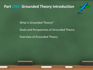 Grounded Theory Presentation | PPTX