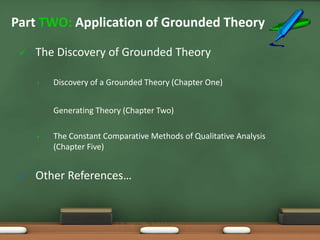 Grounded Theory Presentation | PPTX