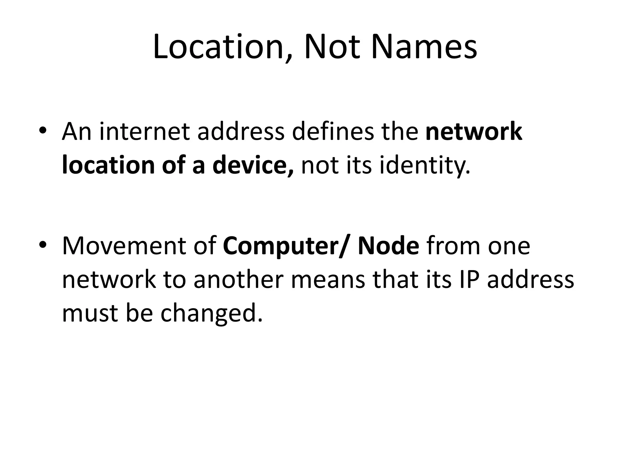 Classful Addressing Class For Ip Addressing Ppt