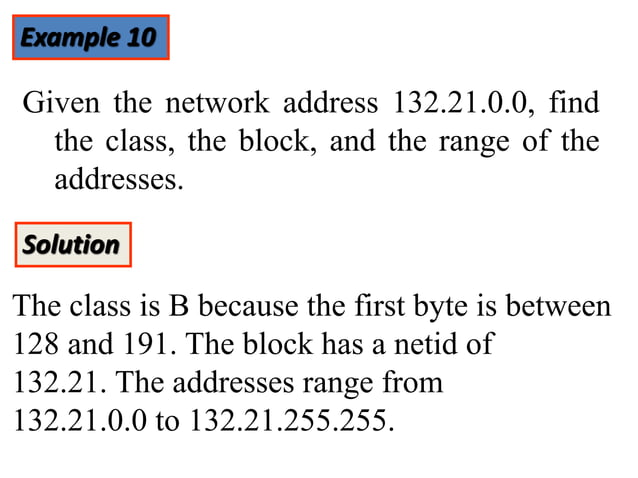 Classful_addressing_Class for IP Addressing | PPT