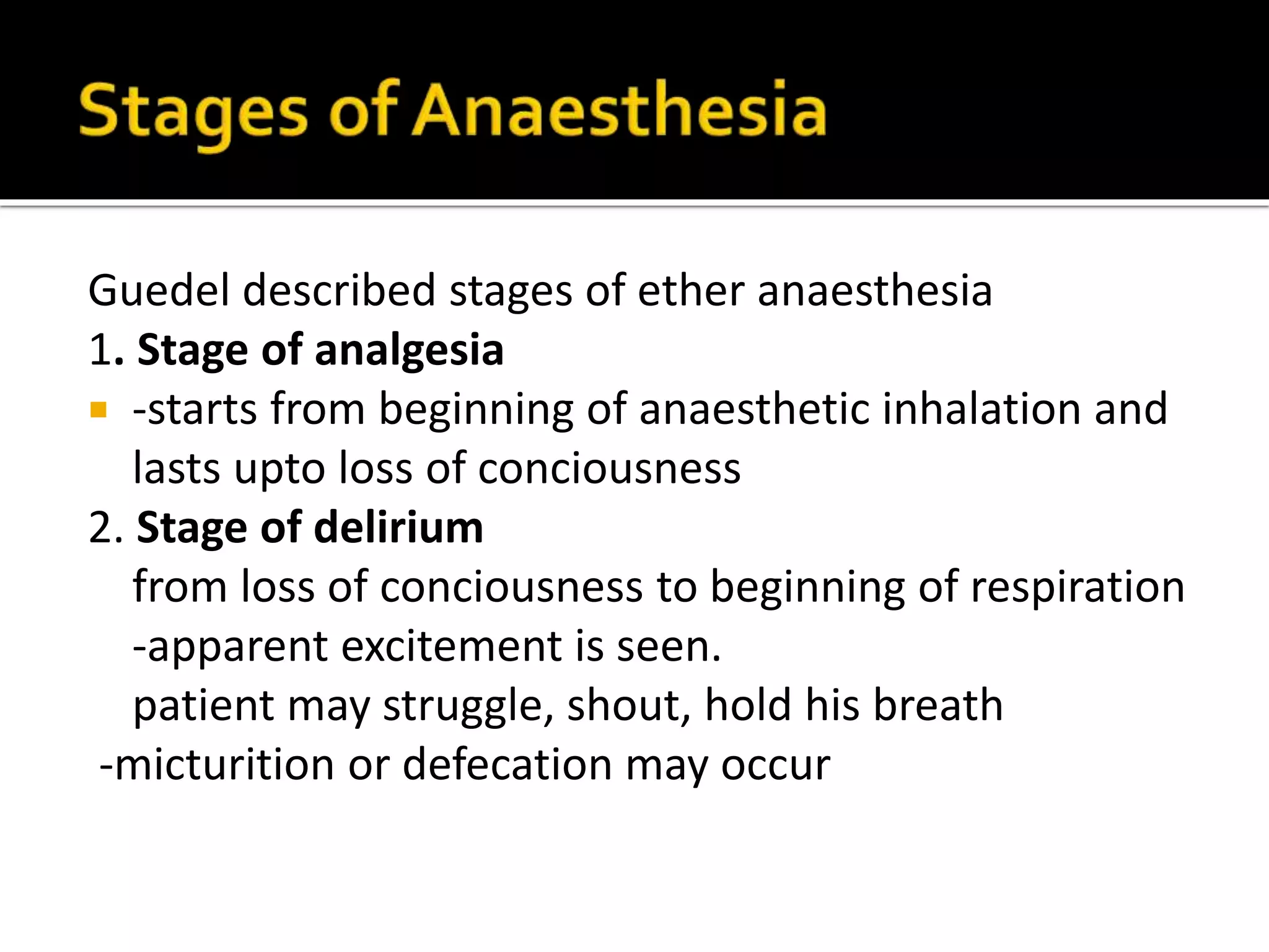 CLASS GENERAL ANAESTHESIA | PPTX