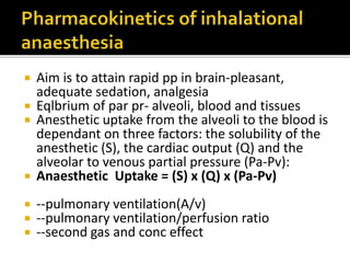 CLASS GENERAL ANAESTHESIA | PPTX